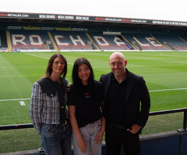 MegaRetailer Teams Up with Rochdale AFC as Official Stand Sponsor